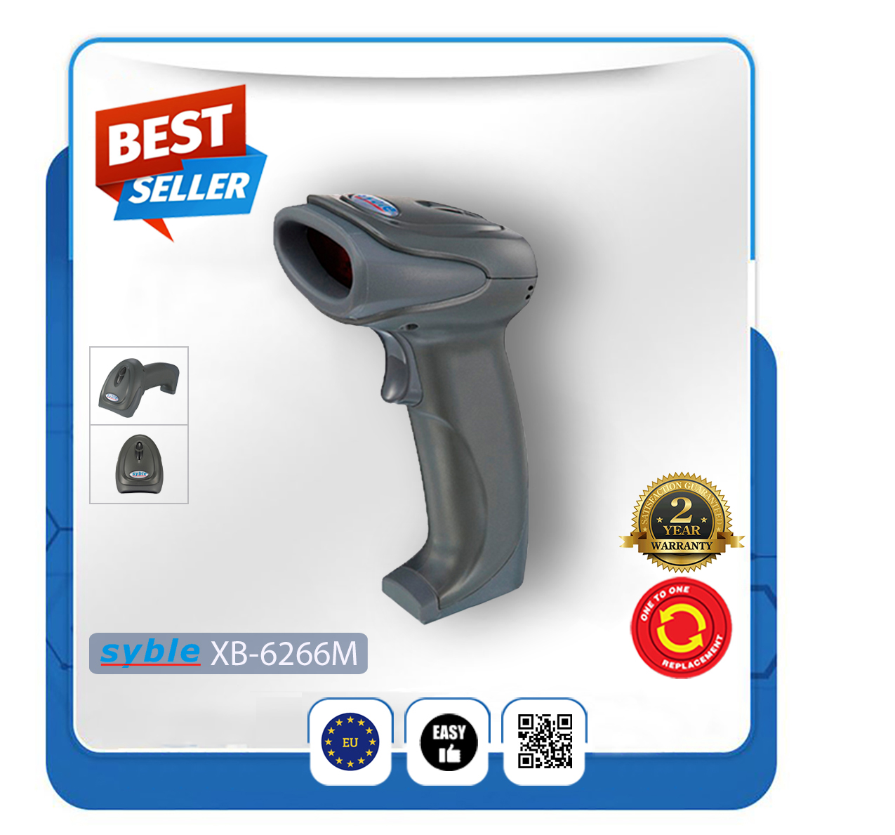 Máy đọc mã vạch Syble XB-6266M